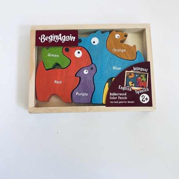 Begin Again | Toys | New Begin Again Bilingual Puzzle | Poshmark